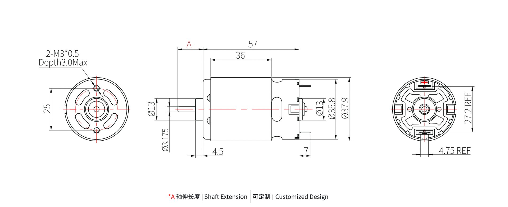 RS-550/555H – 金茂展电机